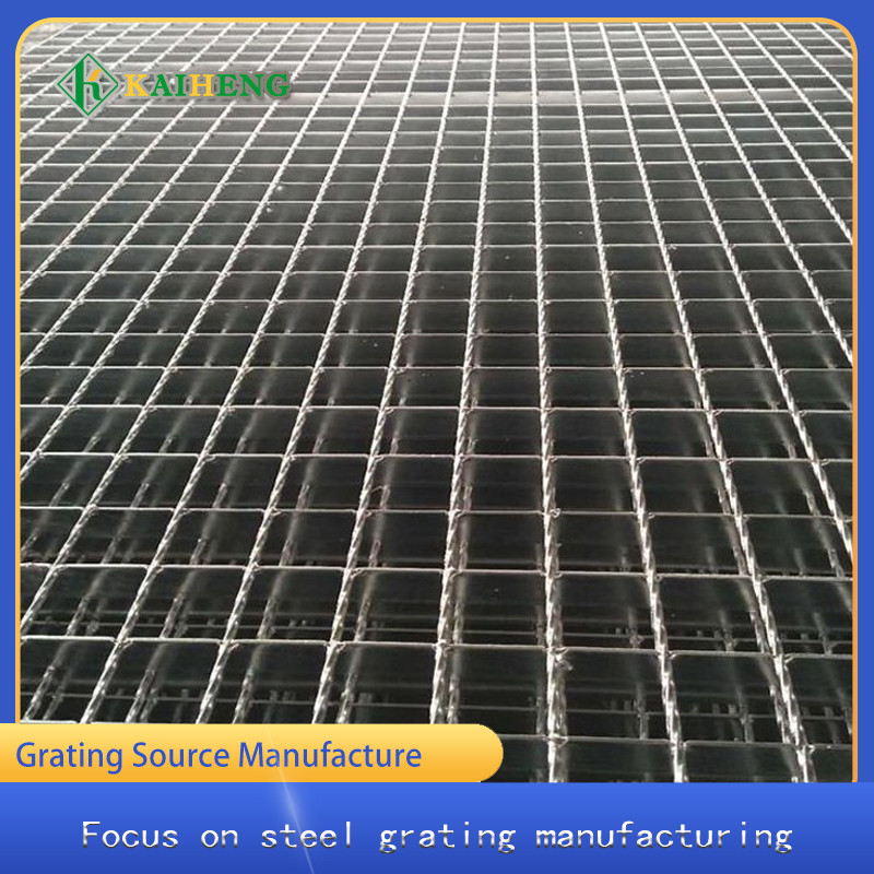 Silver White 304 Stainless Steel Grating Plate Tahan Korosi SS Steel Grill